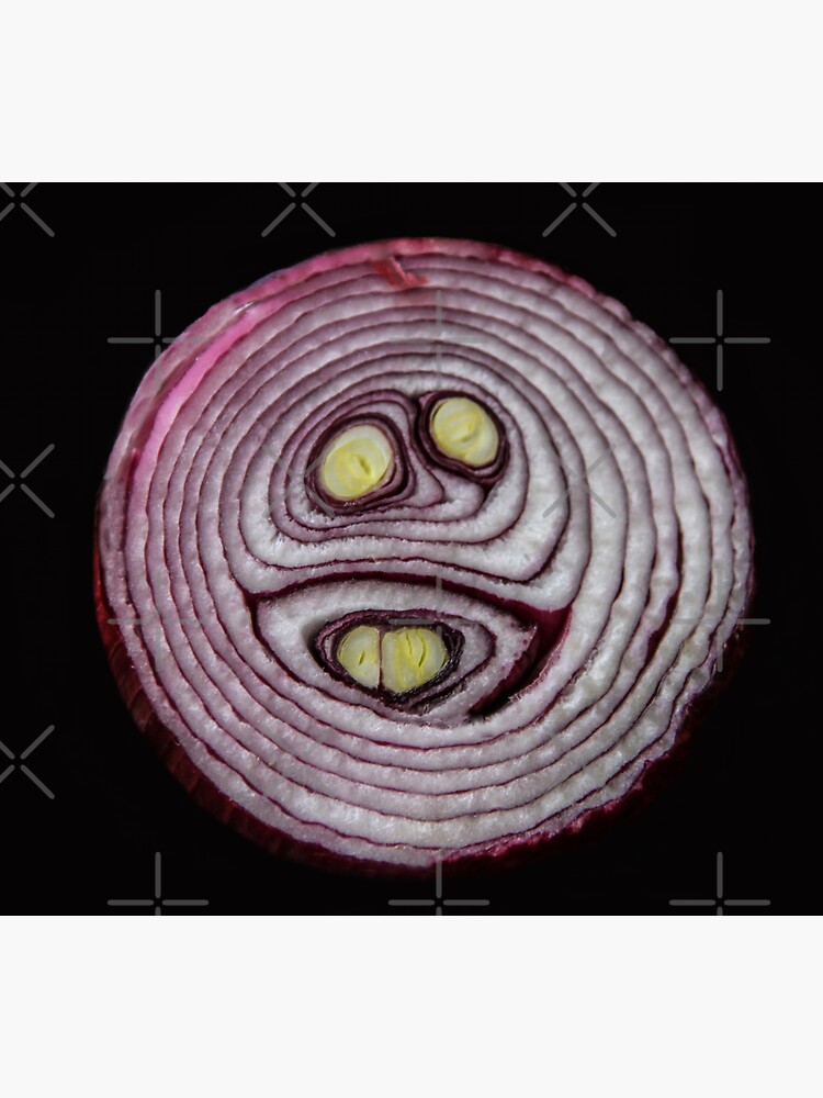 "Onion Face" Sticker by heatherfriedman | Redbubble