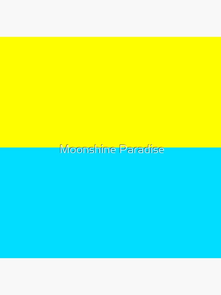 "Neon Yellow & Blue" Sticker for Sale by moonshinepdise | Redbubble