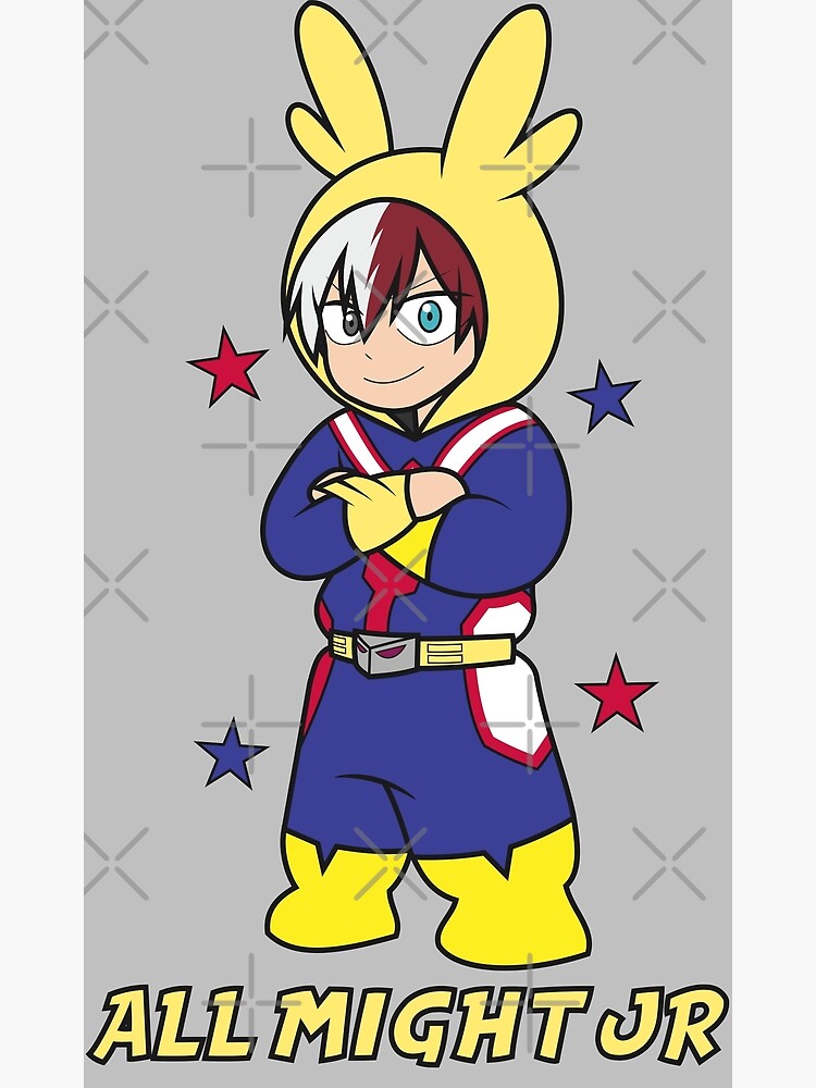 Póster «Baby Shoto en All Might Onesie» de ChibiCheems | Redbubble