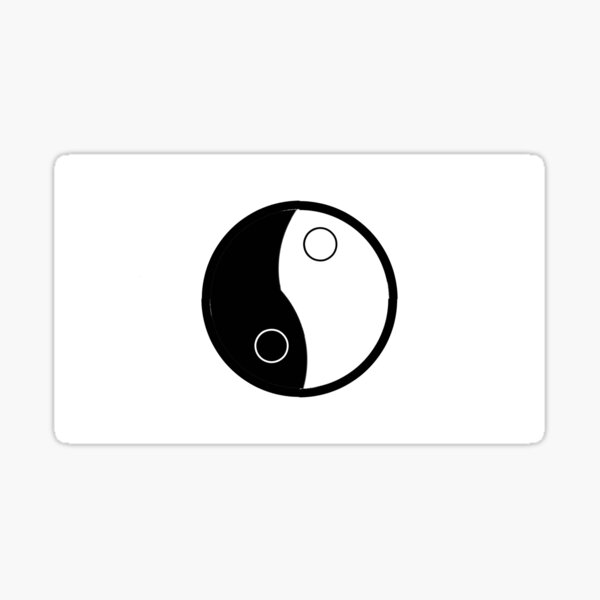 "Ying Yang" Sticker for Sale by Davy-Jones99 | Redbubble