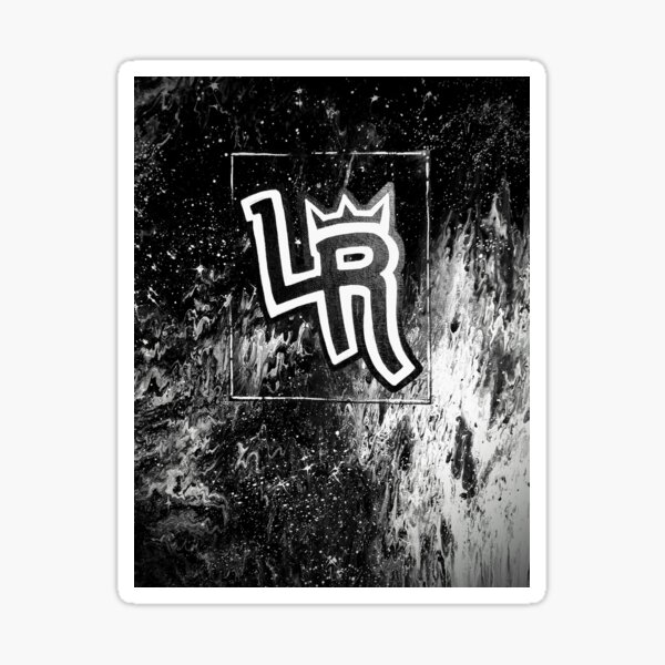 "LR first logo release" Sticker for Sale by joking1oo | Redbubble