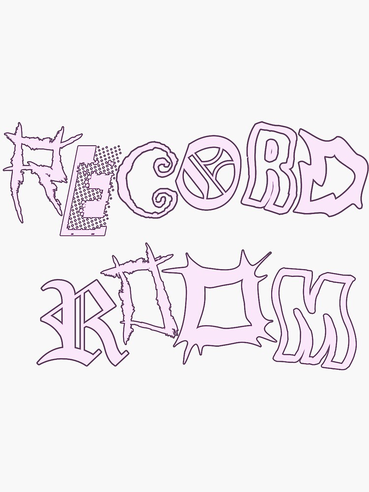 "RECORD ROOM OFFICIAL LOGO" Sticker for Sale by brickmaster619 | Redbubble