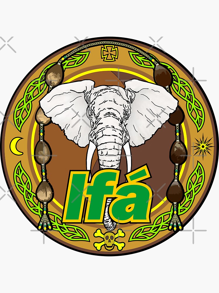 "Ifa" Sticker for Sale by Korvus78 | Redbubble