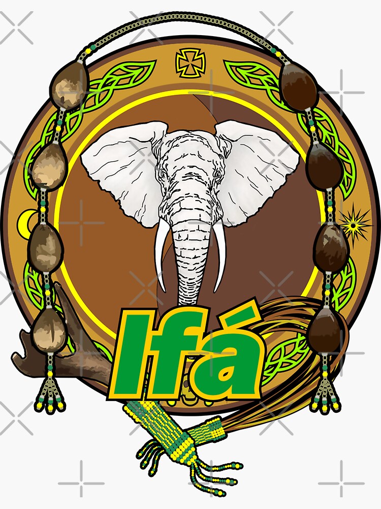 "Ifá" Sticker for Sale by Korvus78 | Redbubble