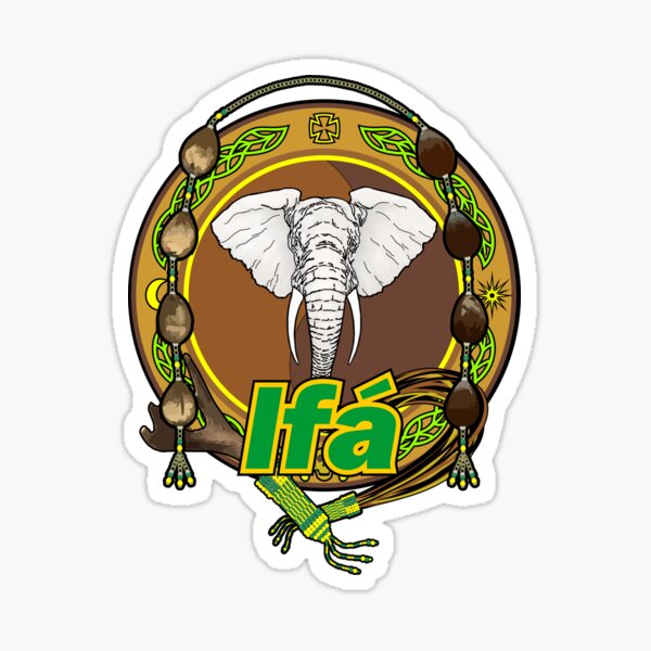 "Ifá" Sticker by Korvus78 | Redbubble