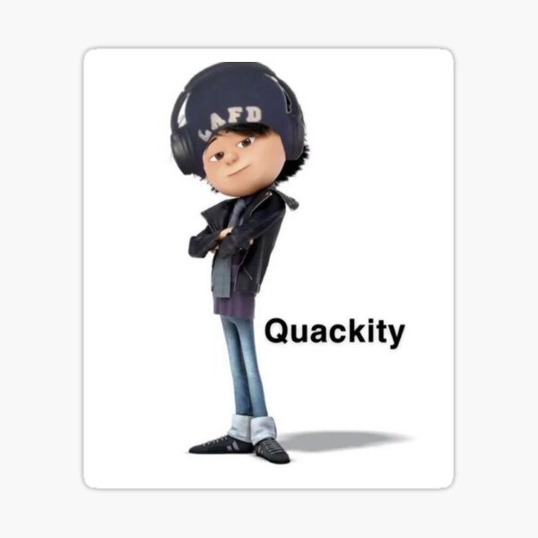 "quackity" Sticker for Sale by takicaruh | Redbubble