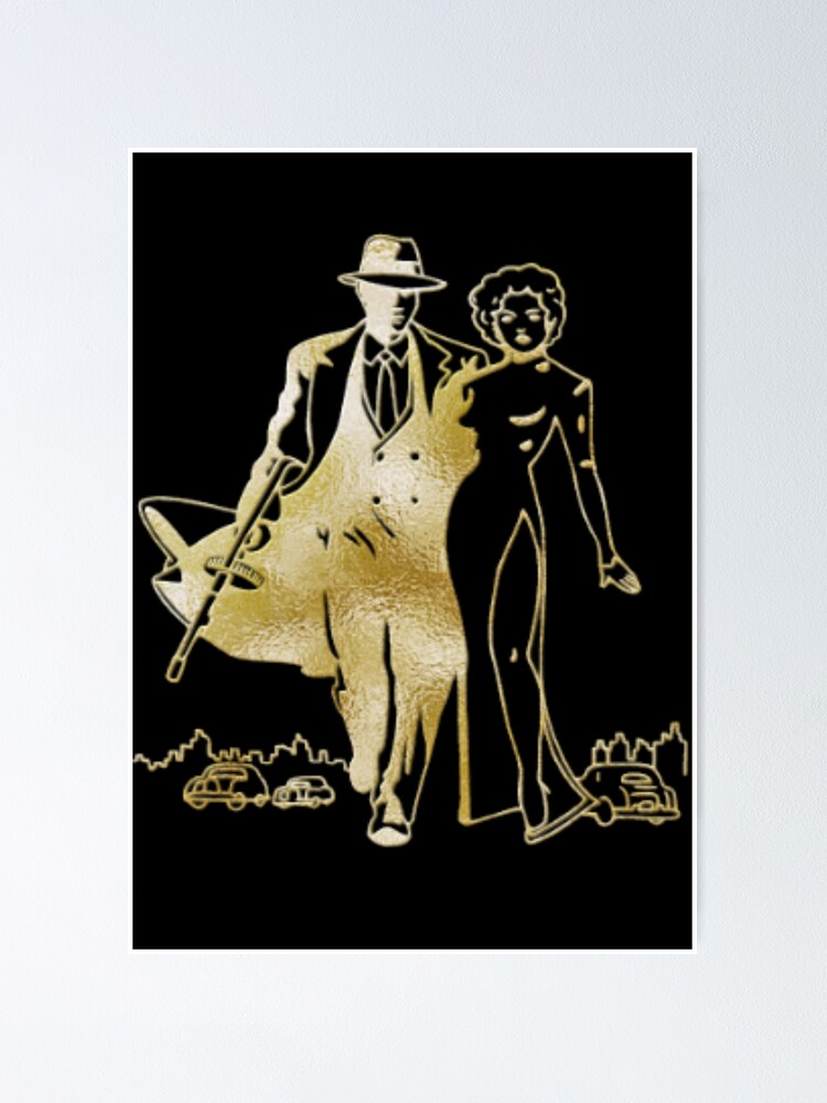 "Gangster Italian Mafia Mobster Couple" Poster for Sale by ...