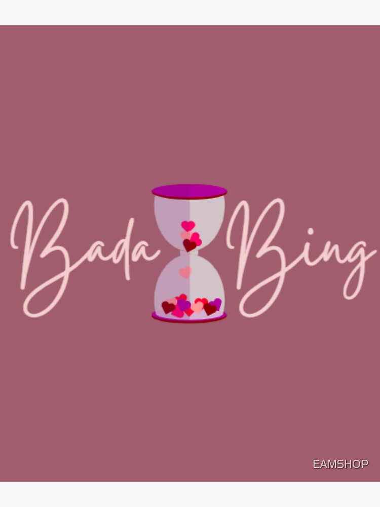 "Women's Bada Bing Tshirt 2021 design" Sticker for Sale by EAMSHOP ...