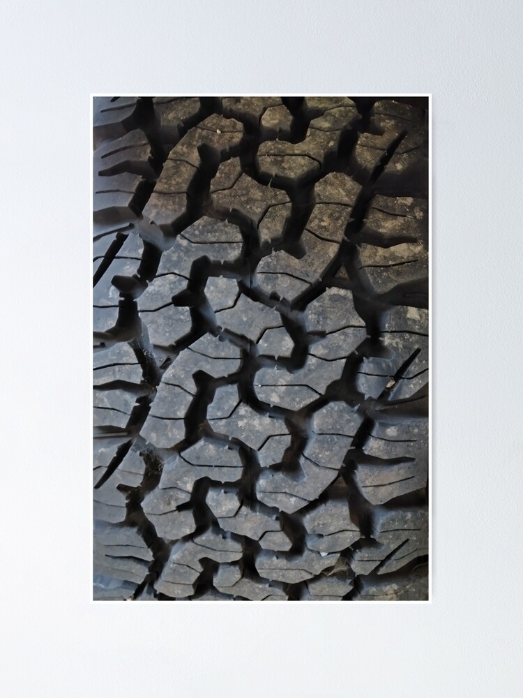 "4x4 Tire Tread (BF Goodrich K02)" Poster for Sale by Tree45 | Redbubble