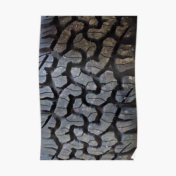 "4x4 Tire Tread (BF Goodrich K02)" Poster for Sale by Tree45 | Redbubble