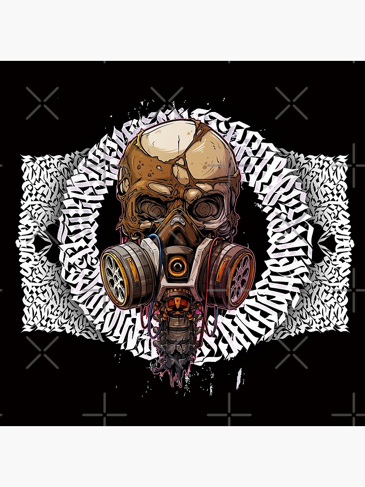 "Calligraphy Skulls" Poster by EgyDes | Redbubble