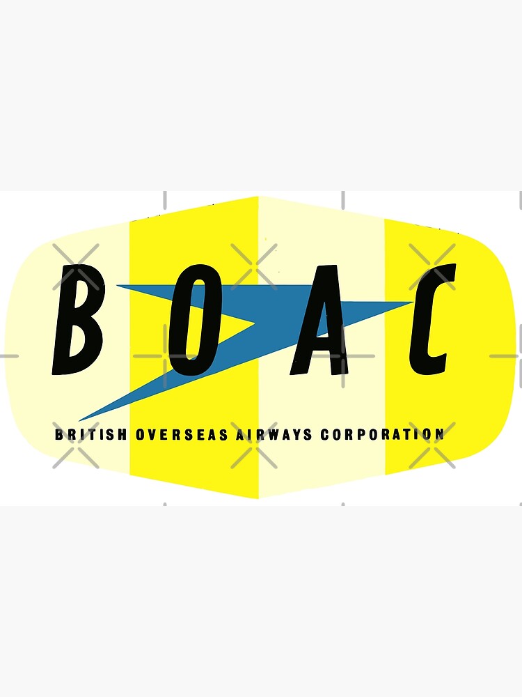 "BOAC Vintage Airline Logo" Poster for Sale by Speedbirddesign | Redbubble