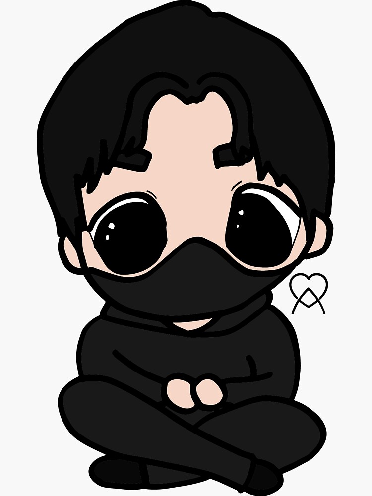 "Nero" Sticker for Sale by MatildeArt | Redbubble