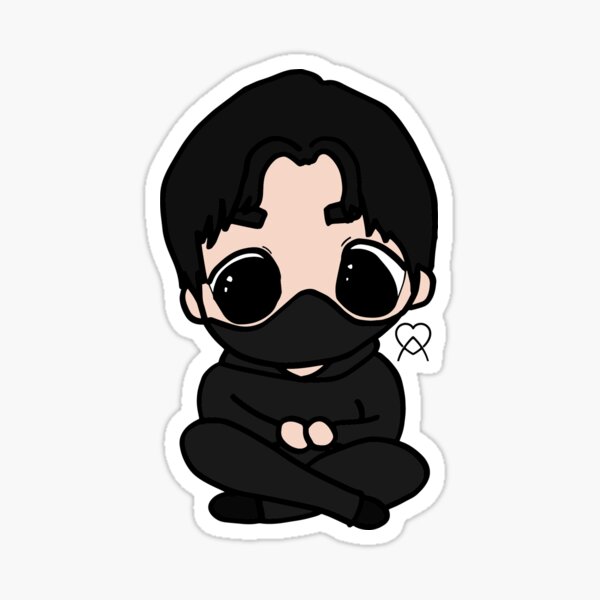 "Nero" Sticker for Sale by MatildeArt | Redbubble