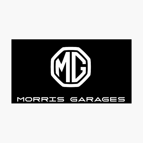 "CAR-MG MORRIS GARAGES LOGO" Photographic Print by Delmartafford ...