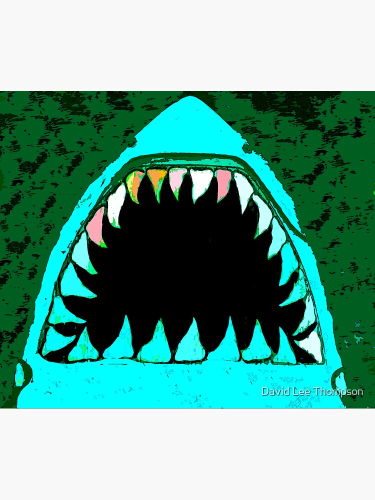 "Shark bite" Sticker by dltphoto | Redbubble