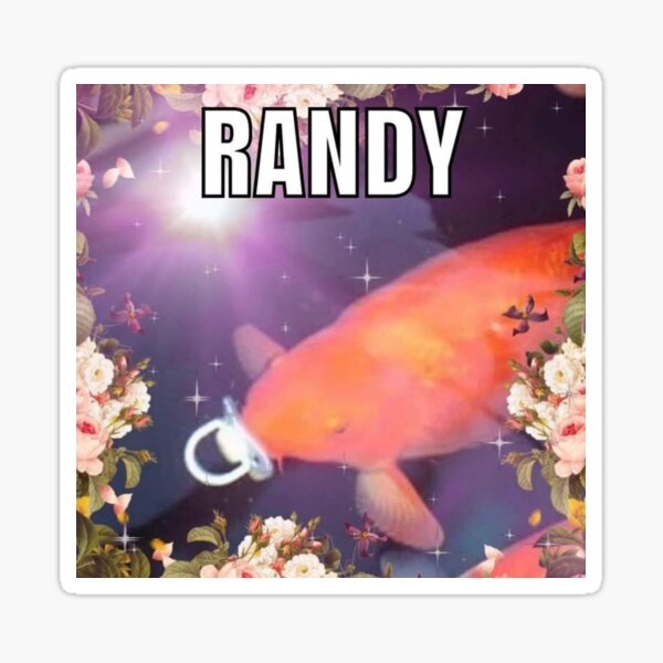 "Randy" Sticker for Sale by EmoteBot | Redbubble