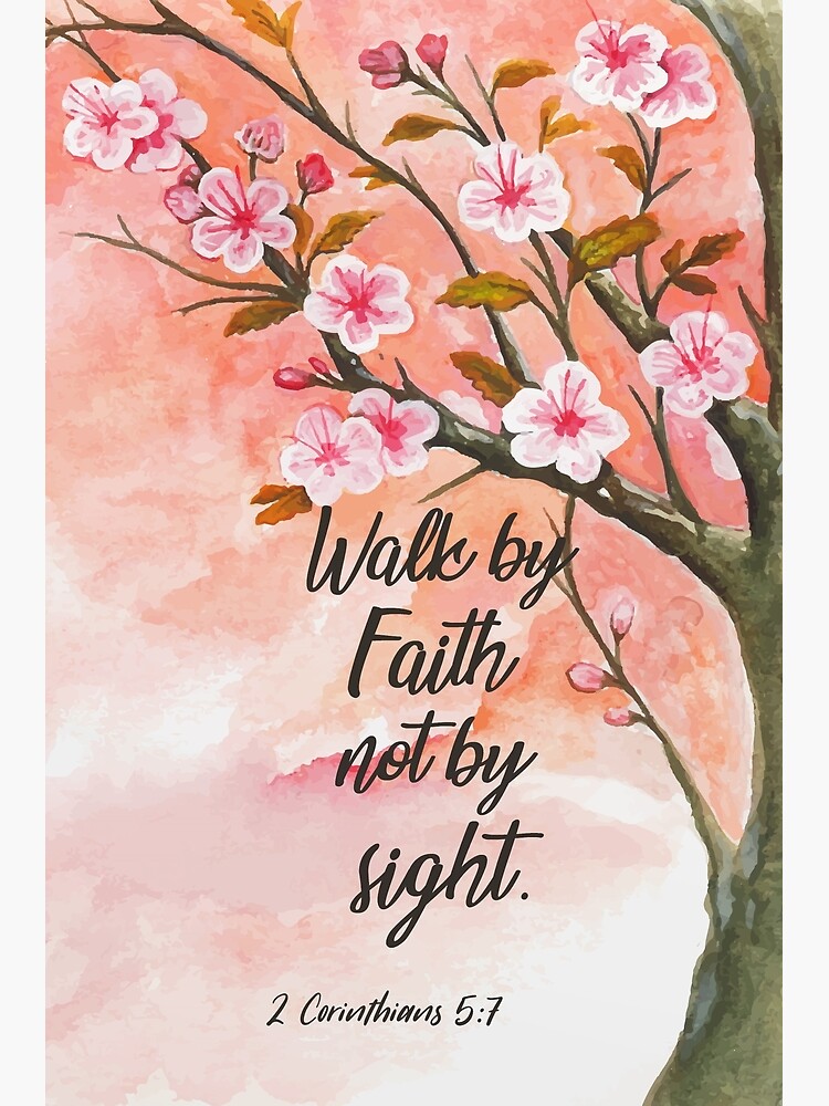 "Watercolor Trees background bible verses" Art Print by della95 | Redbubble