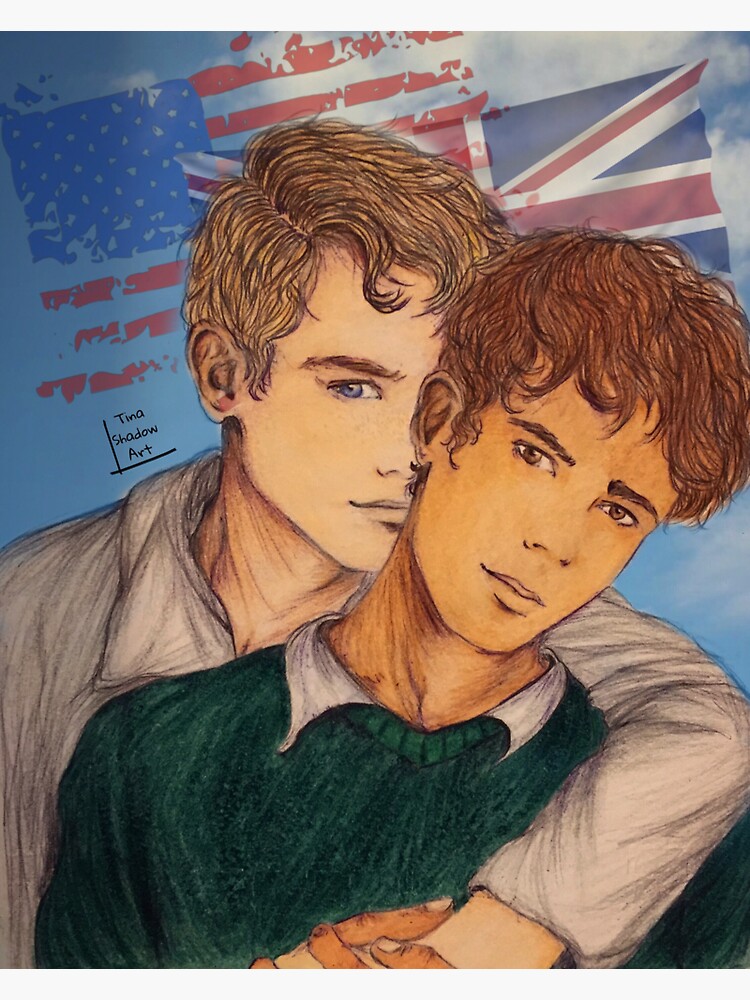 "Prince Henry & Alex Claremont Diaz" Sticker by tinatwriter | Redbubble