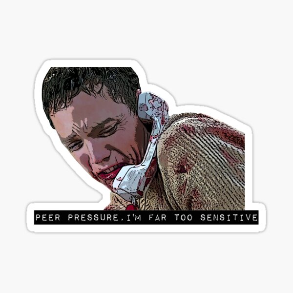 "Peer Pressure" Sticker for Sale by LizardQueen90 | Redbubble
