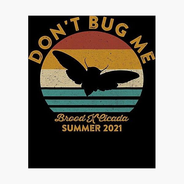 "Funny Insect Pun Don't Bug Me Brood X Periodical Cicadas ...