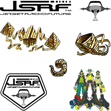 "Jet Set Radio Future (JSRF) Graffiti Starter Value Pack 3" Sticker for ...