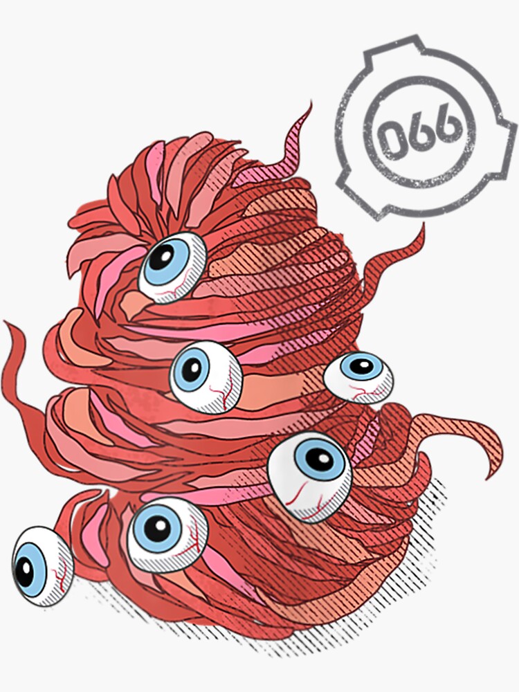 "SCP-066 Eric's Toy" Sticker by clamourprospect | Redbubble