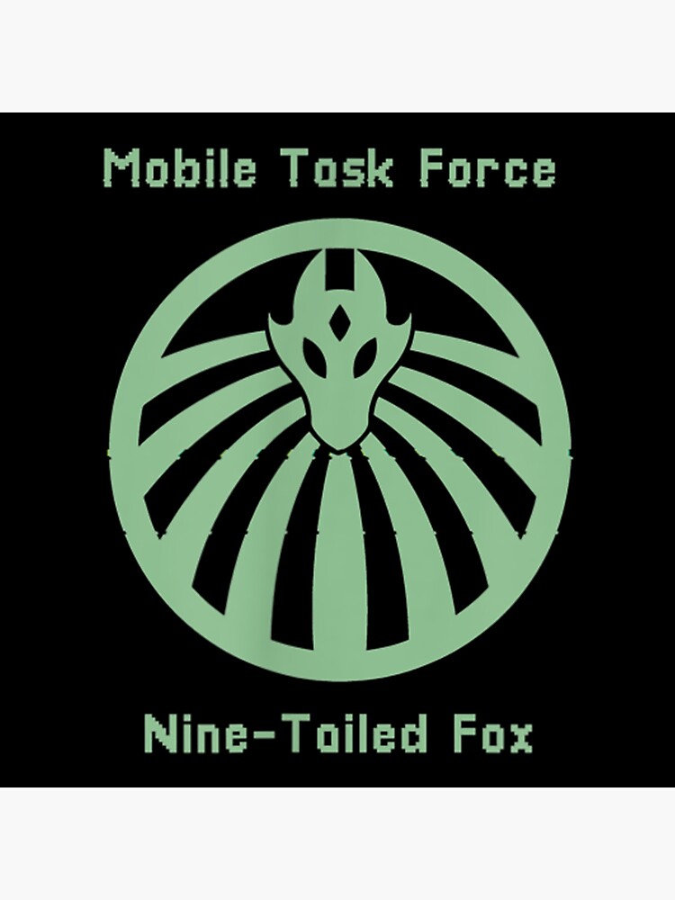 "SCP Nine Tailed Fox Mobile Task Force MTF" Art Print for Sale by ...