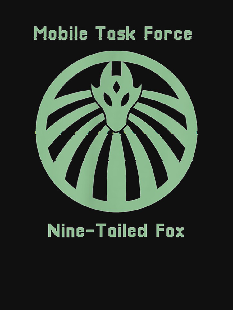 "SCP Nine Tailed Fox Mobile Task Force MTF" T-shirt by clamourprospect ...