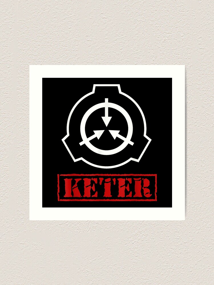 "SCP Logo Keter Class Distressed Scary" Art Print by clamourprospect ...