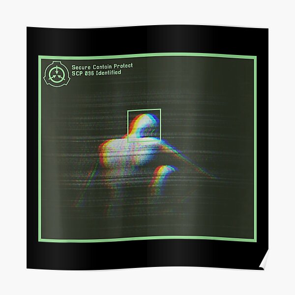"SCP 096 Shy Guy Glitch Containment Breach" Poster by clamourprospect ...