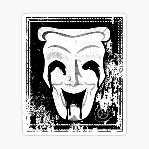 "SCP-035 Possessive Mask SCP Foundation Sweat" Sticker by ...