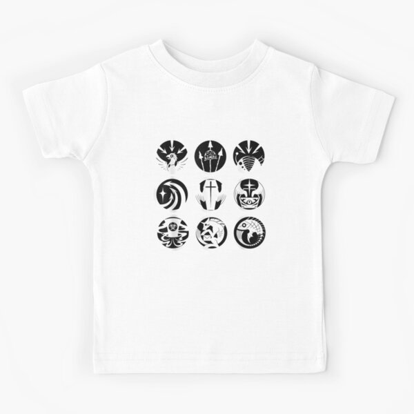 "9 SCP Factions Logos Foundation" Kids T-Shirt by clamourprospect ...