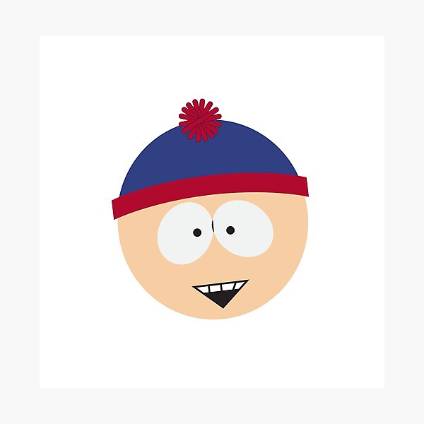 "South Park Stan Marsh Happy Face" Photographic Print for Sale by ...
