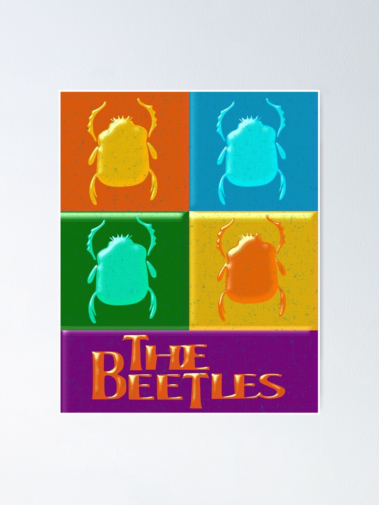 "The beetles" Poster for Sale by BooPooBeeDooArt | Redbubble