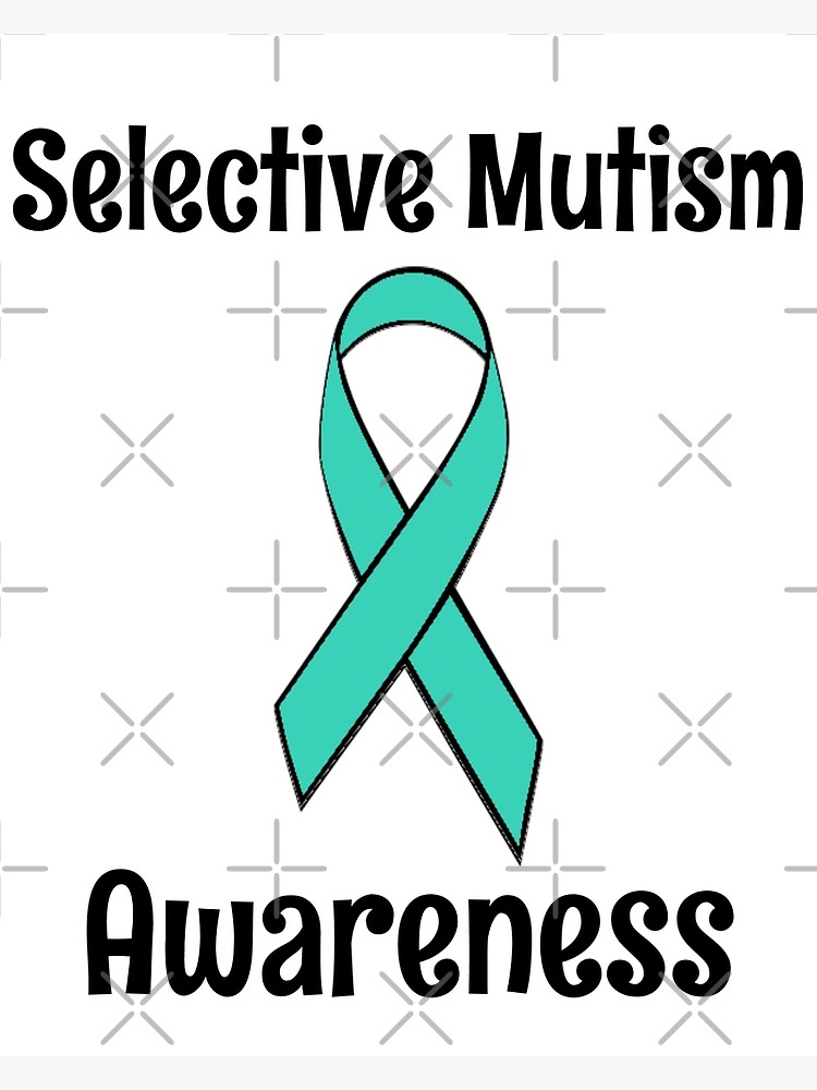 "Selective Mutism Awareness Ribbon" Art Print by DivineDesigns11 ...