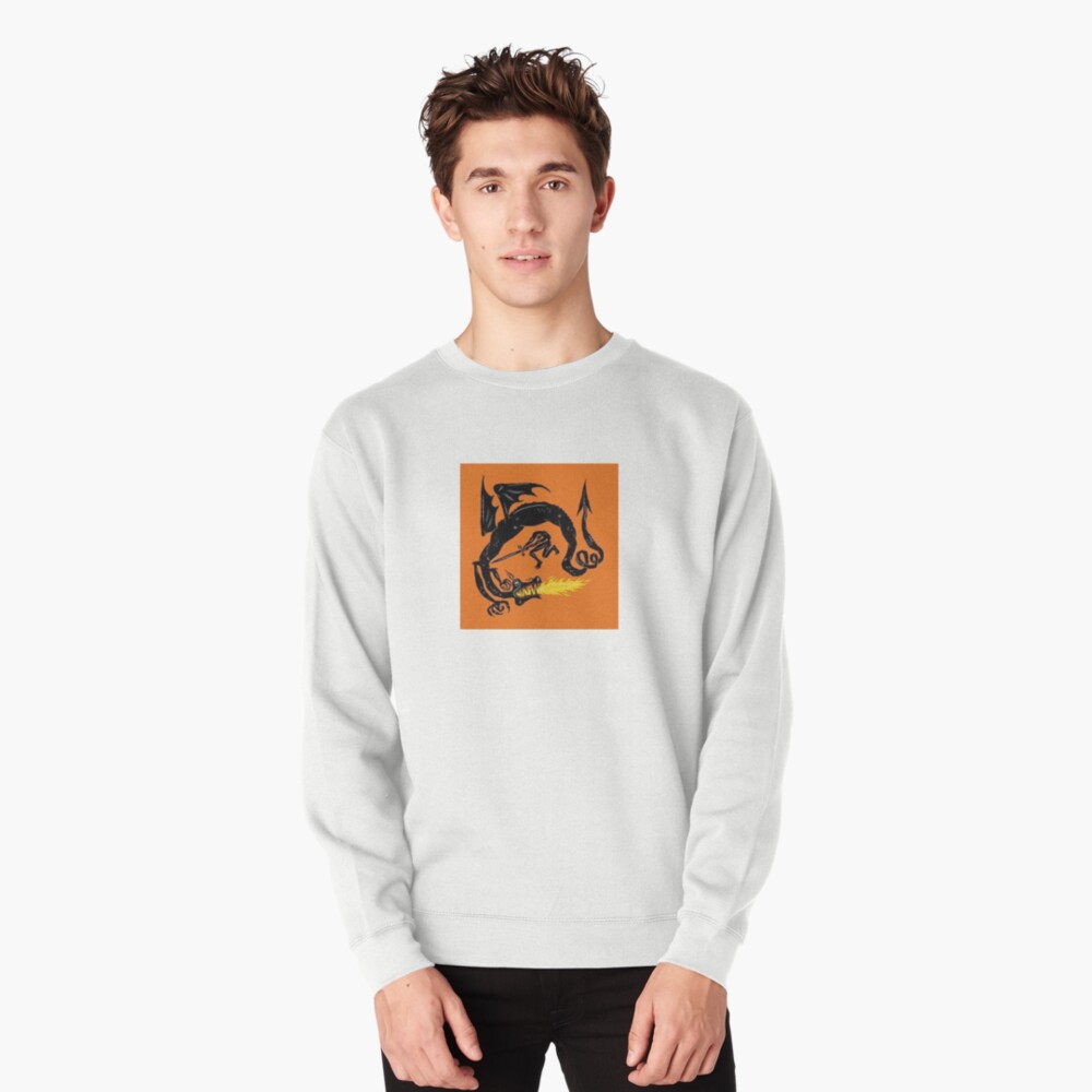 "Beowulf fighting the dragon" Sticker for Sale by dimmesdale | Redbubble