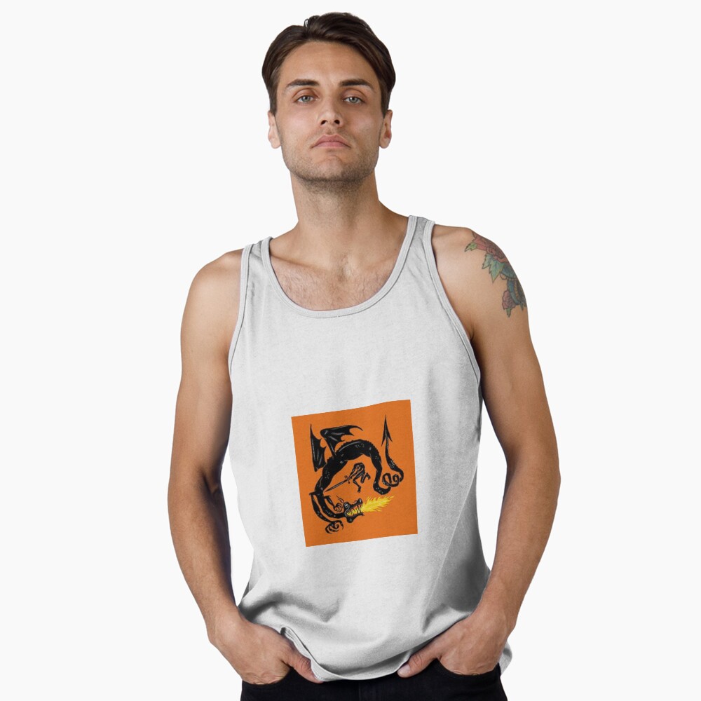 "Beowulf fighting the dragon" Sticker for Sale by dimmesdale | Redbubble