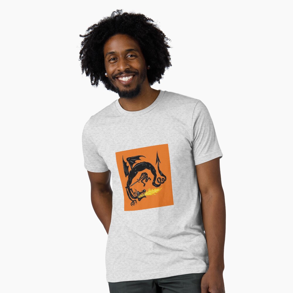 "Beowulf fighting the dragon" Sticker for Sale by dimmesdale | Redbubble