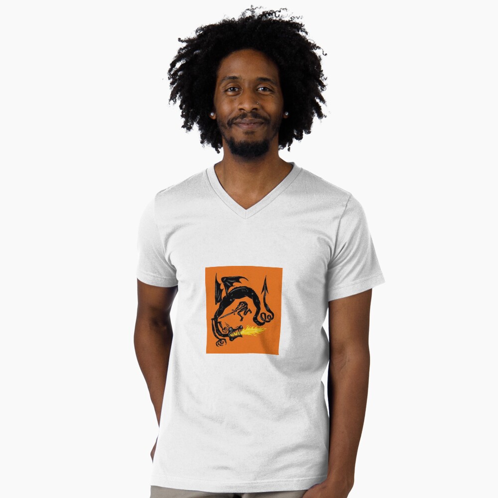 "Beowulf fighting the dragon" Sticker for Sale by dimmesdale | Redbubble