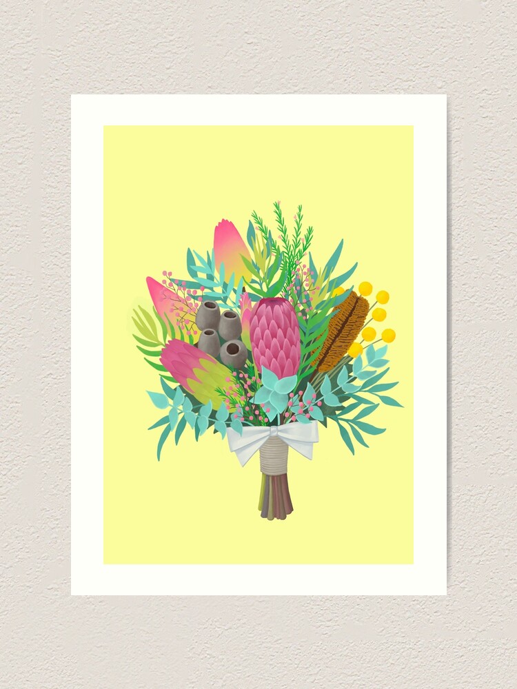 "Australian Native Bunch" Art Print for Sale by Lonelychiwawa | Redbubble