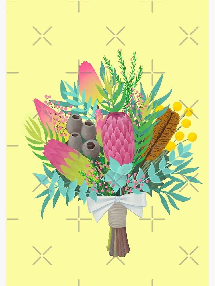 "Australian Native Bunch" Poster for Sale by Lonelychiwawa | Redbubble