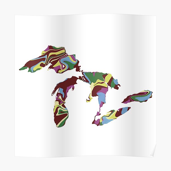 "The Great Lakes" Poster by brookenich05 | Redbubble
