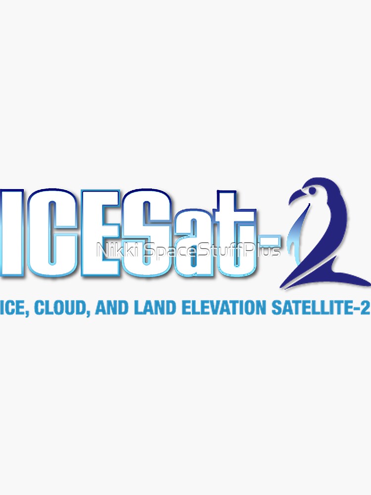 "ICESat-2 Logo Optimized for Light Colors" Sticker for Sale by ...
