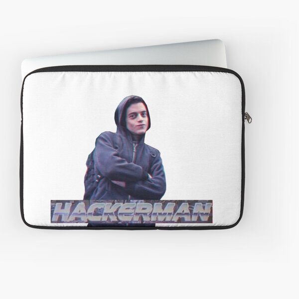 "HACKERMAN -Mr Robot " Laptop Sleeve for Sale by jackthedoggo | Redbubble