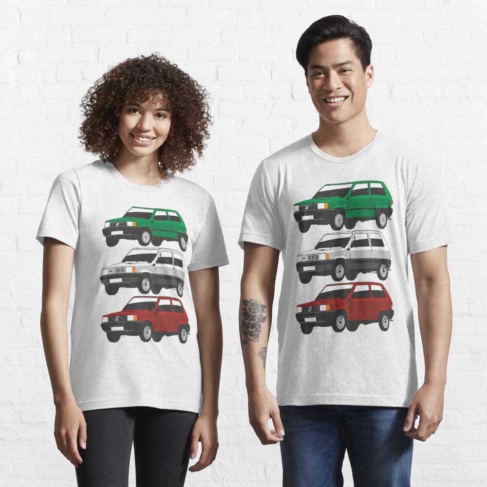 "Fiat Panda first generation" T-shirt for Sale by car2oonz | Redbubble ...