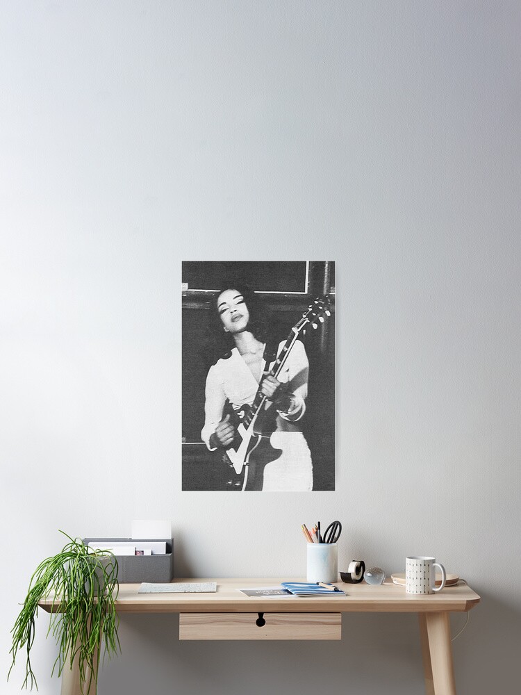 "Sade playing the guitar" Poster for Sale by countryboi | Redbubble