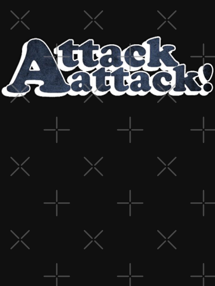 "attack attacK! logo" T-shirt for Sale by MrLazyCat | Redbubble ...