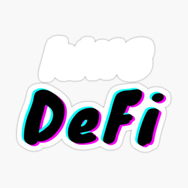 "King DeFi" Sticker for Sale by arszen123 | Redbubble
