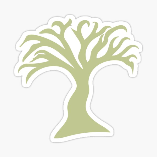 "Tree of Life Sage Green Simple Minimal Pastel Color" Sticker for Sale ...